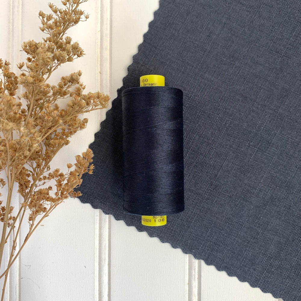 Gütermann Mara 100 - Medieval Blue – Maker's Fabric